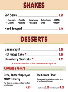 Menu | Dairi-O Restaurants